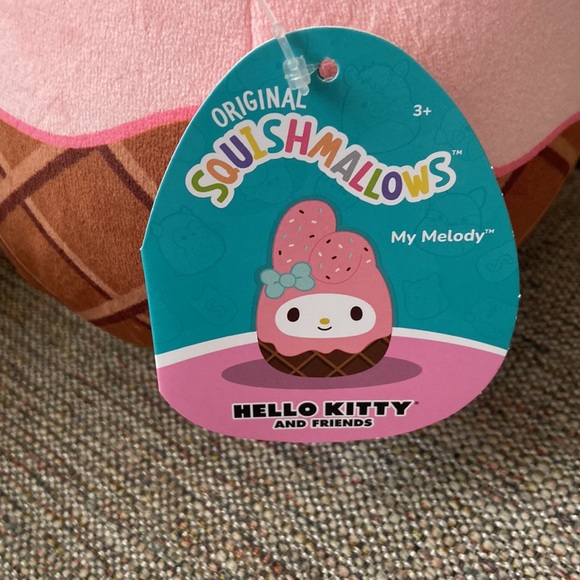Squishmallows | Toys | Nwt My Melody Ice Cream Cone Dessert 2 Inch Squishmallows | Poshmark